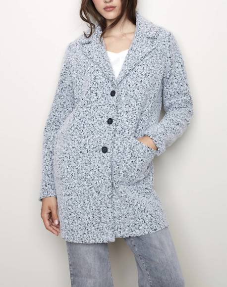 CHARLIE B | Jackets & Coats | New Charlie B Boucle Knit Tailored Collar ...